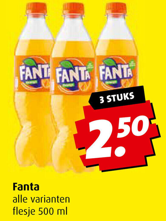 Fanta 500ML aanbieding bij Boni