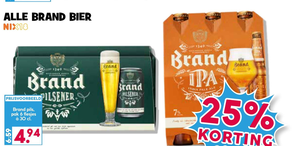Alle brand bier aanbieding bij Boon`s Markt