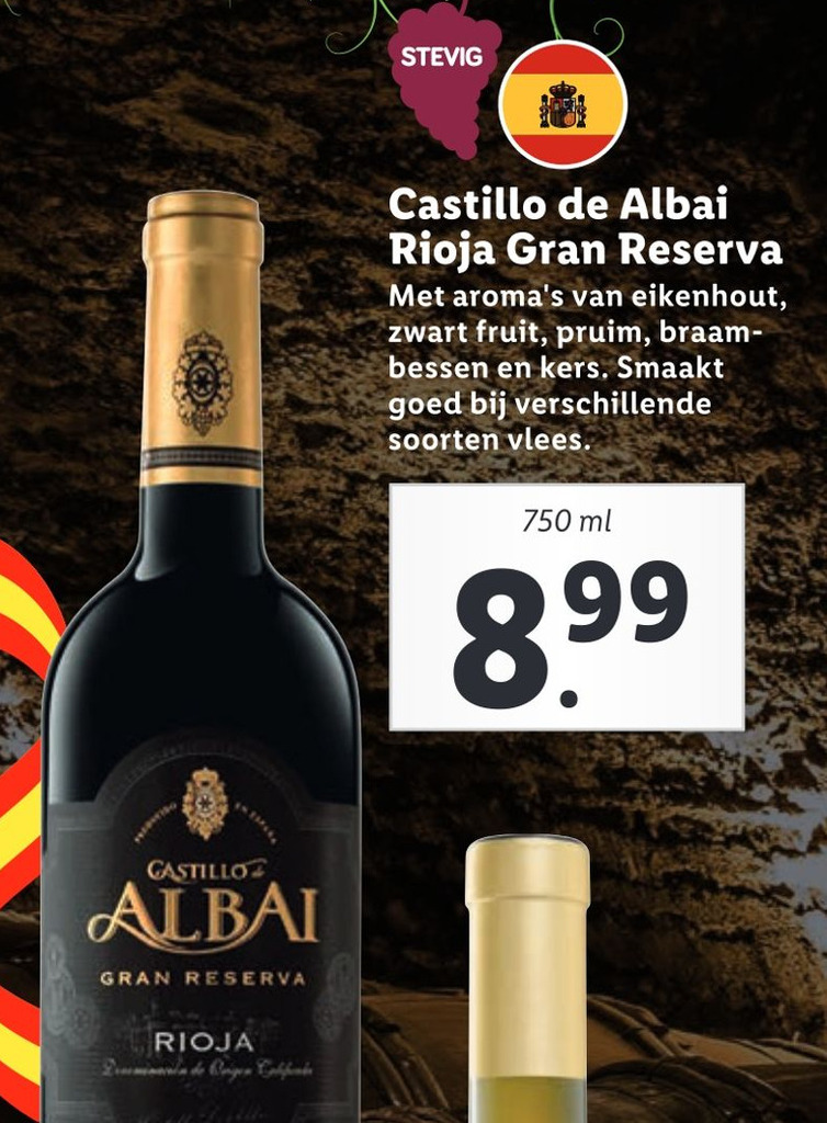 Castillo de albai rioja gran reserva aanbieding bij Lidl