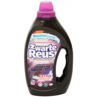 Zwarte reus vloeibaar wasmiddel aanbieding bij Action