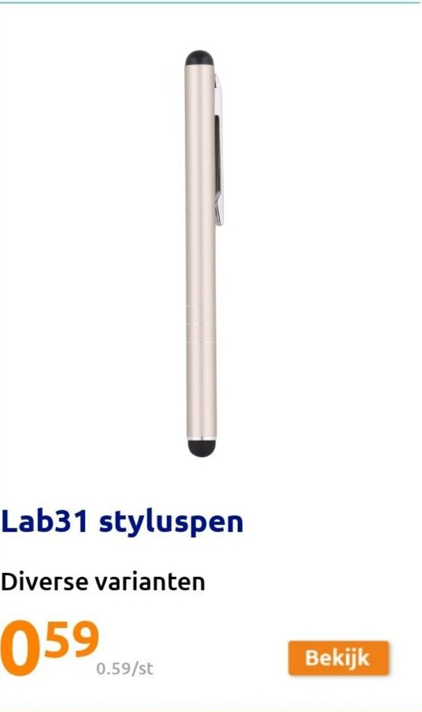 Lab31 styluspen aanbieding bij Action