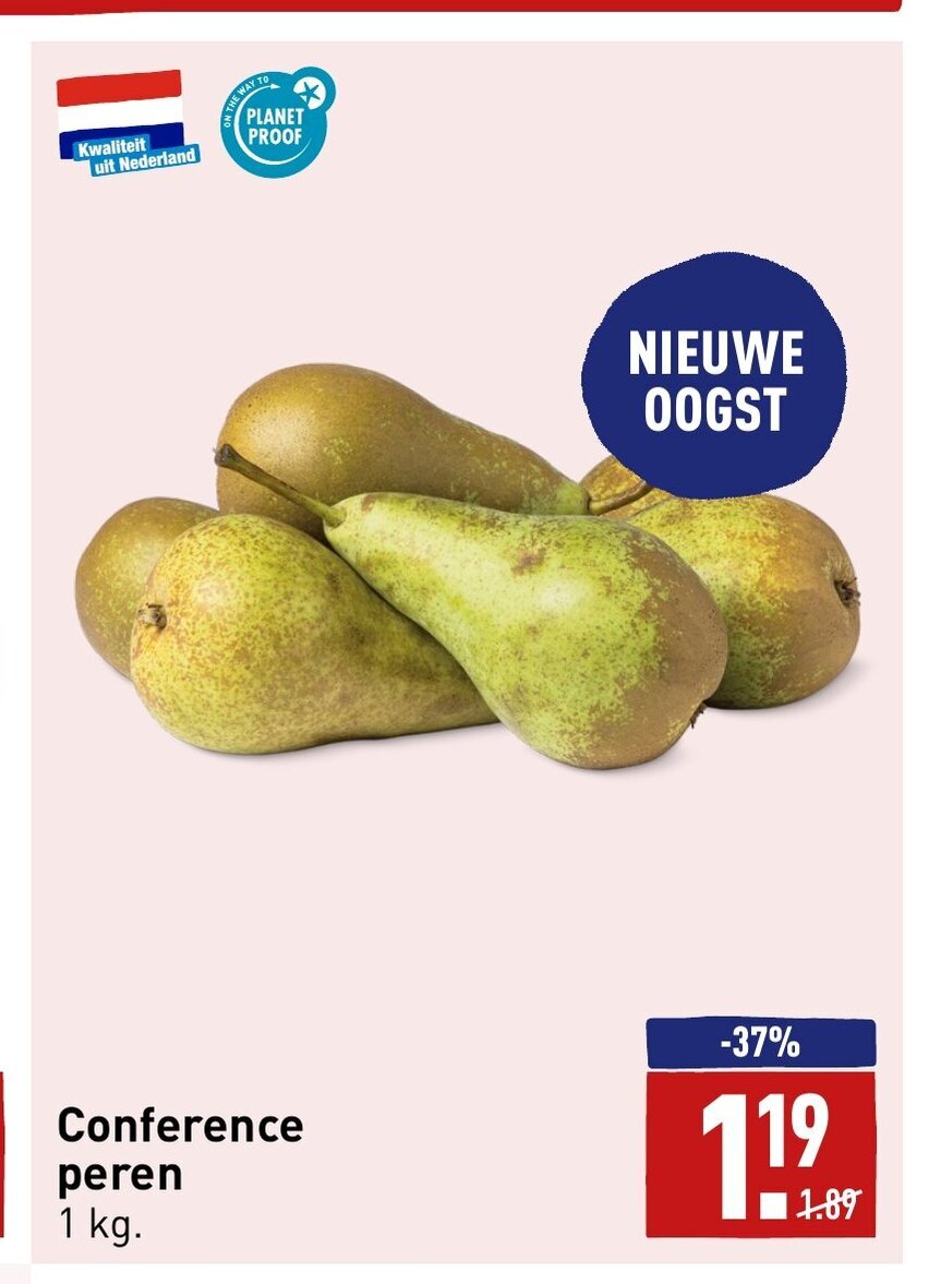 Conference peren 1 kg aanbieding bij ALDI