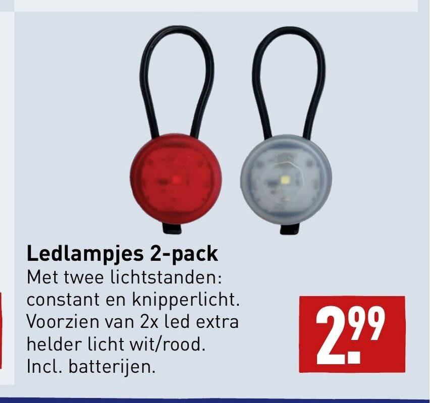 Ledlampjes 2-pack aanbieding bij ALDI