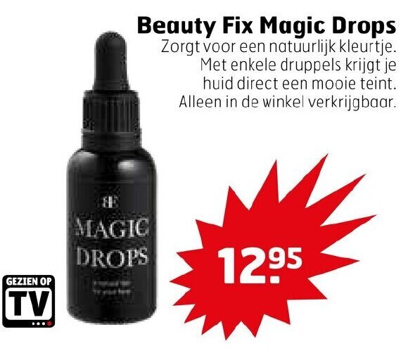 Beauty Fix Magic Drops aanbieding bij Trekpleister