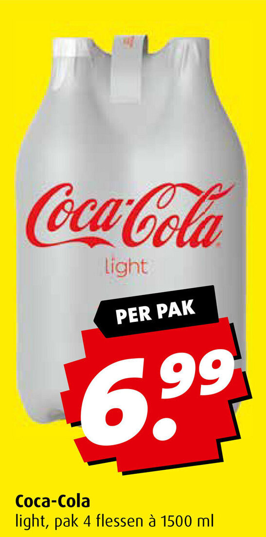 Coca-Cola light 1500 ml aanbieding bij Boni