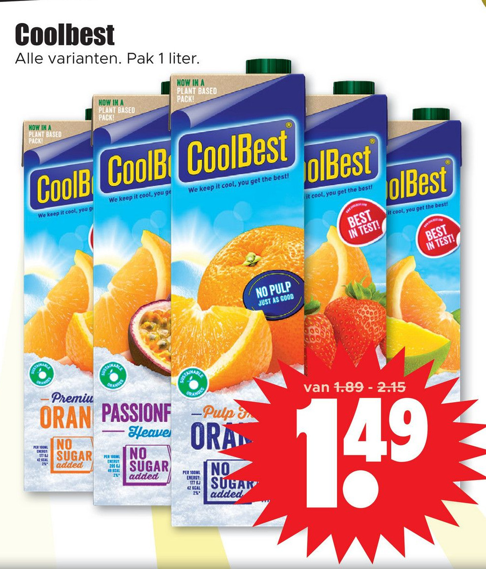 Coolbest aanbieding bij Dirk