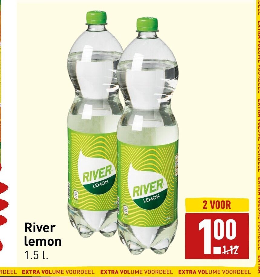 River lemon 1.5 l aanbieding bij ALDI