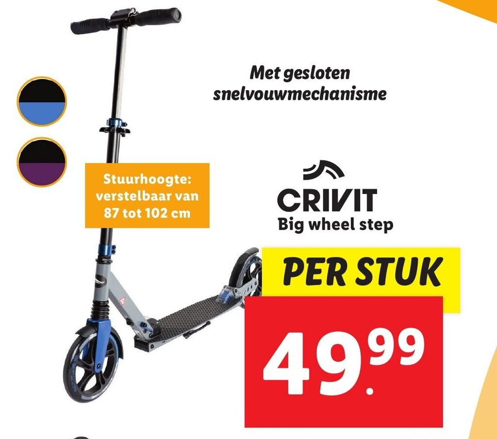 Big wheel step aanbieding bij Lidl