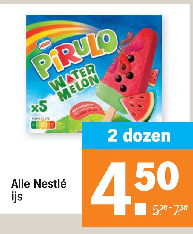 Alle nestlé ijs aanbieding bij Albert Heijn