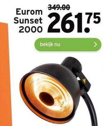 Eurom sunset 2000 aanbieding bij GAMMA