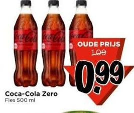 Coca-cola zero aanbieding bij Vomar
