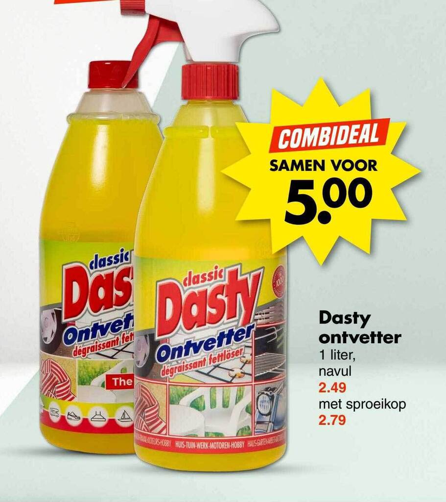 Dasty ontvetter aanbieding bij Wibra