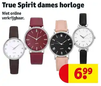 True spirit dames horloge aanbieding bij Kruidvat