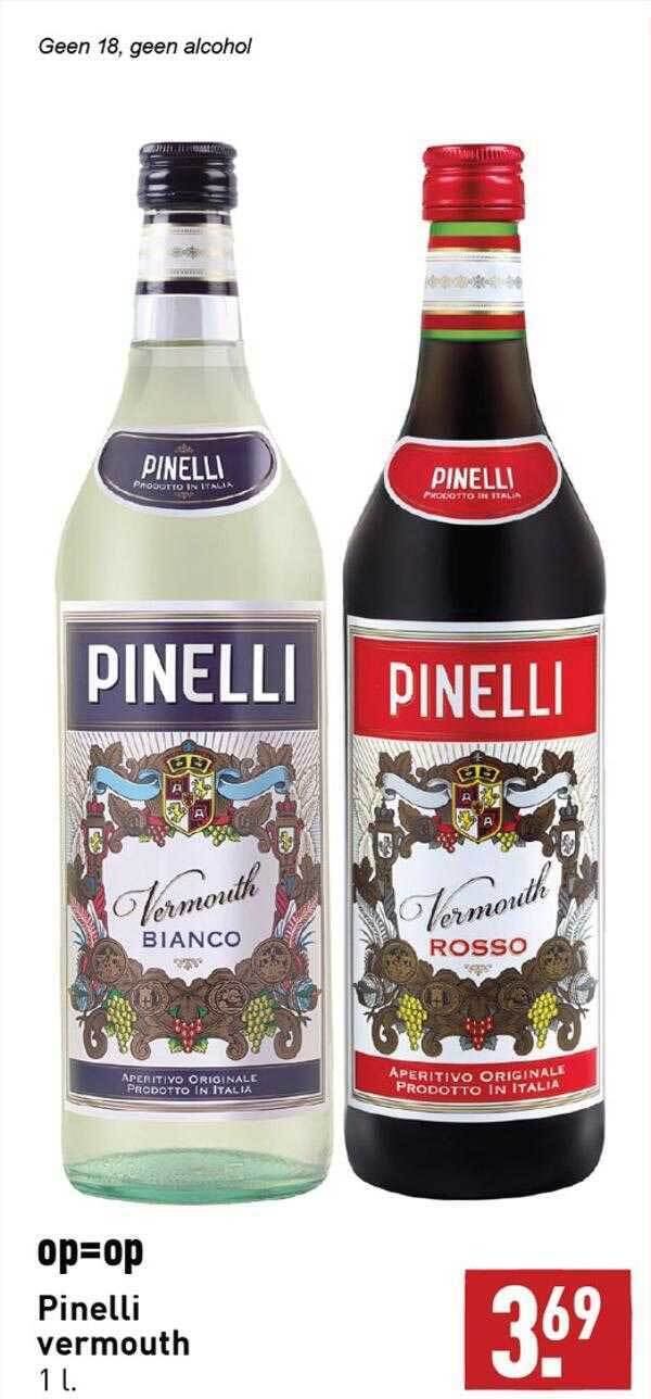 Pinelli vermouth aanbieding bij ALDI