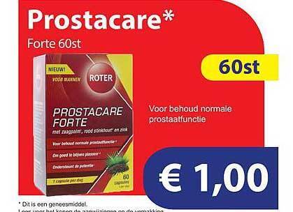 Prostacare forte 60st aanbieding bij Die Grenze
