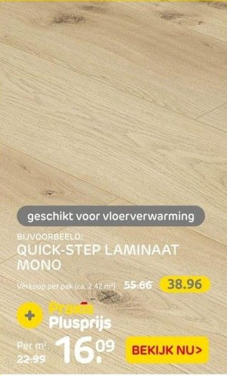 Quick-step laminaat μονο aanbieding bij Praxis
