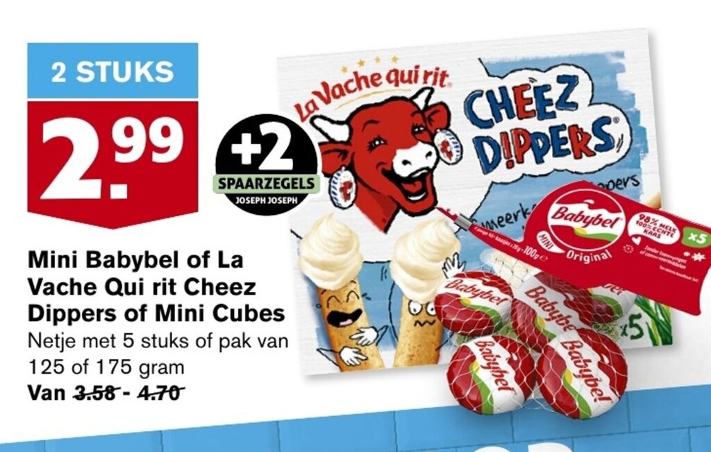 Mini Babybel of La Vache Qui rit Cheez Dippers of Mini Cubes 125 of ...