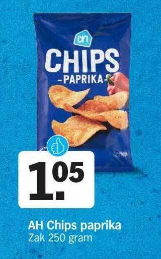Ah chips paprika aanbieding bij Albert Heijn