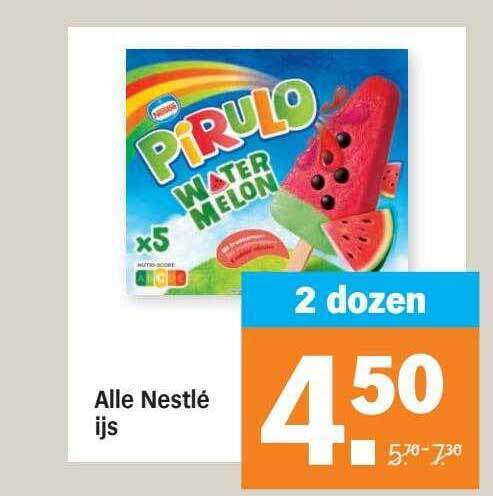 Alle nestlé ijs aanbieding bij Albert Heijn