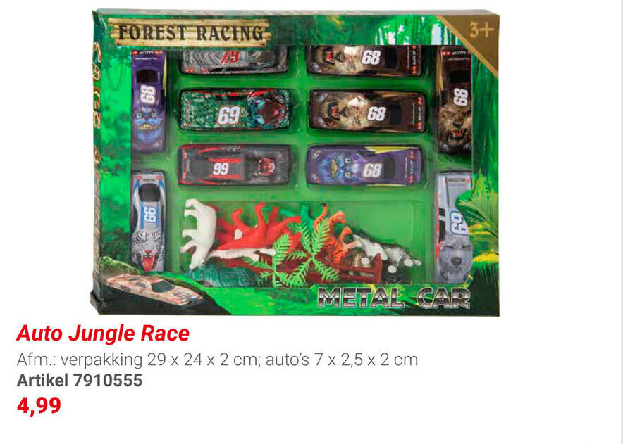 Auto jungle race aanbieding bij Lobbes