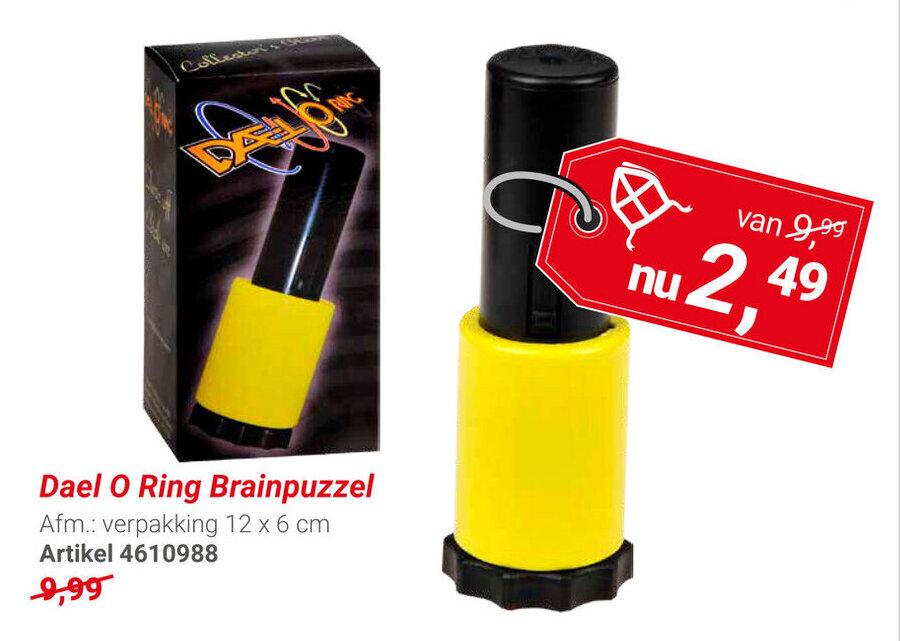 Dael o ring brainpuzzel aanbieding bij Lobbes