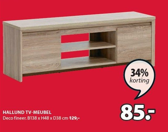 Hallund tv-meubel aanbieding bij Jysk