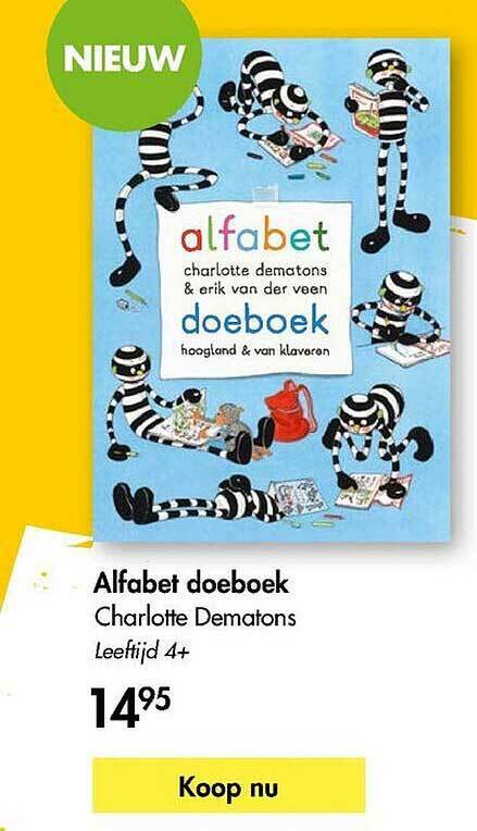 Alfabet Doeboek Charlotte Dematons aanbieding bij The Read Shop