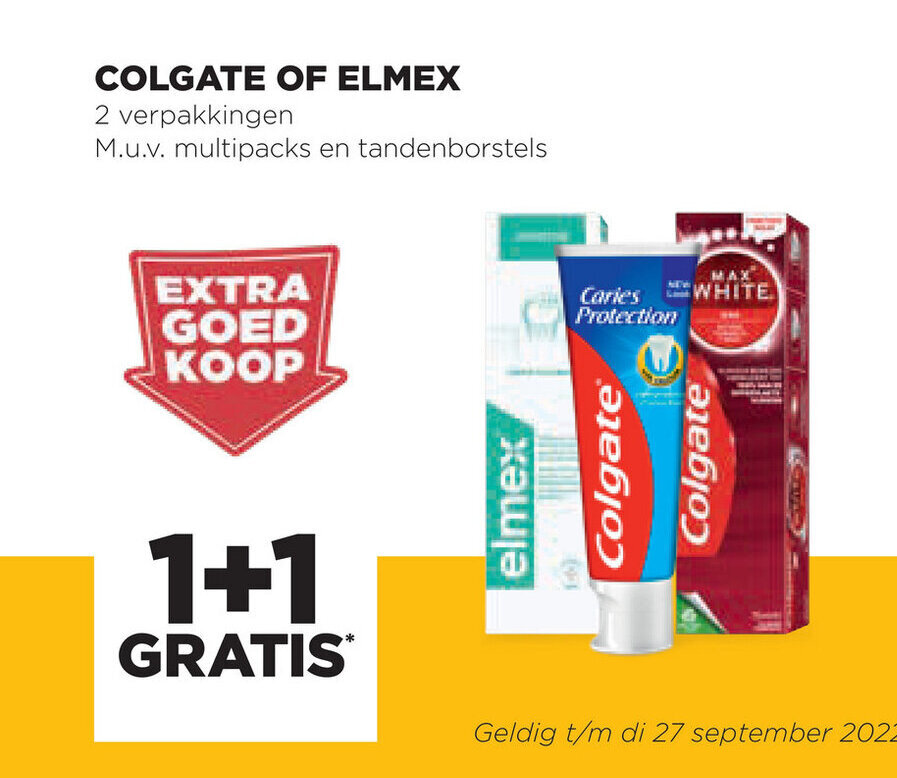 Colgate of Elmex aanbieding bij Jumbo