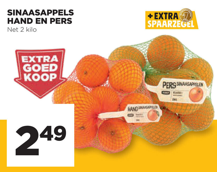 Sinaasappels hand en pers 2 kilo aanbieding bij Jumbo