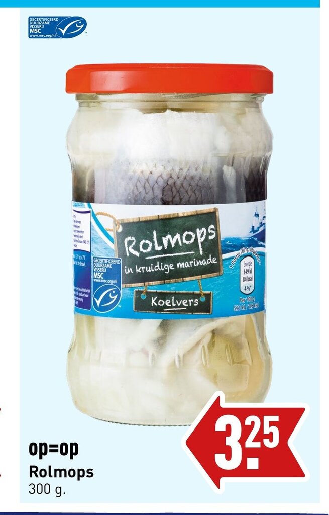 Rolmops 300 gram aanbieding bij ALDI
