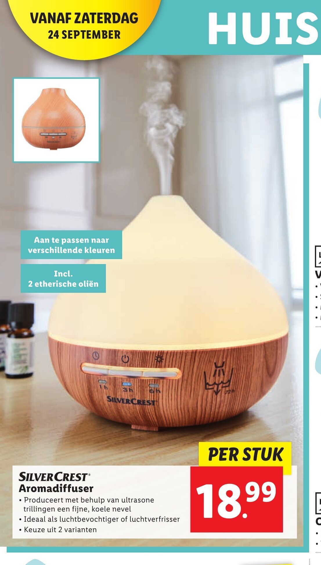 SilverCrest Aromadiffuser aanbieding bij Lidl
