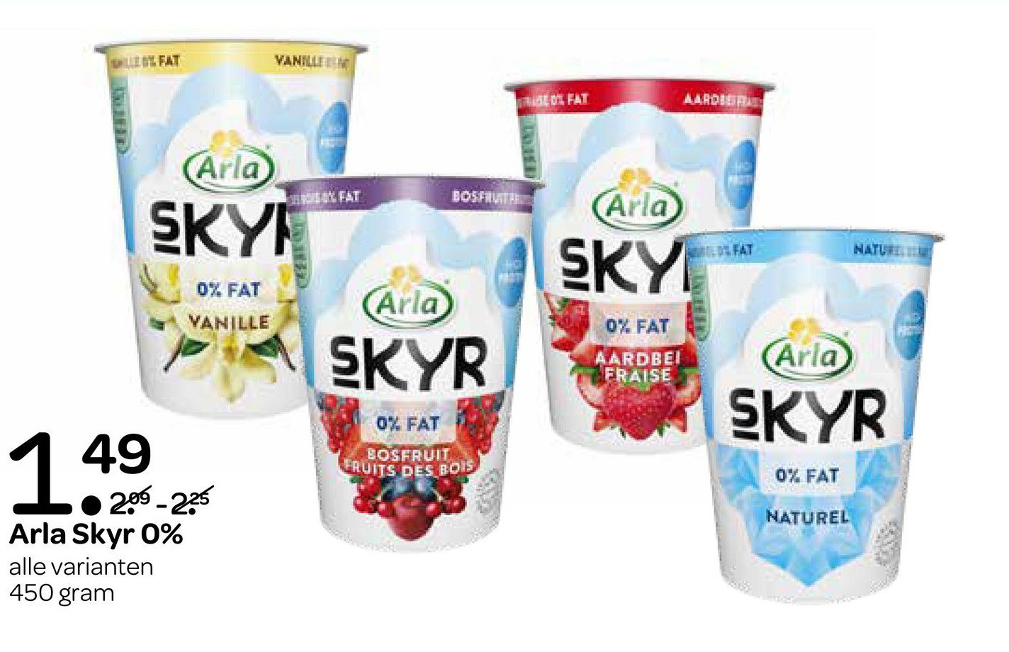 Arla skyr 0% aanbieding bij Spar