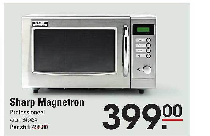Sharp magnetron aanbieding bij Sligro
