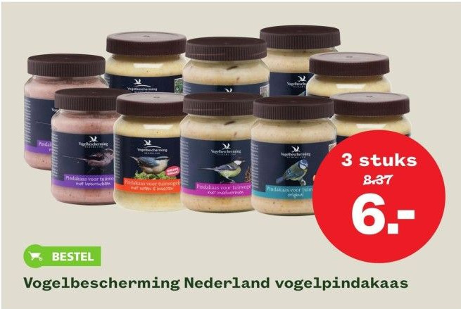 Vogelbescherming nederland vogelpindakaas aanbieding bij Welkoop