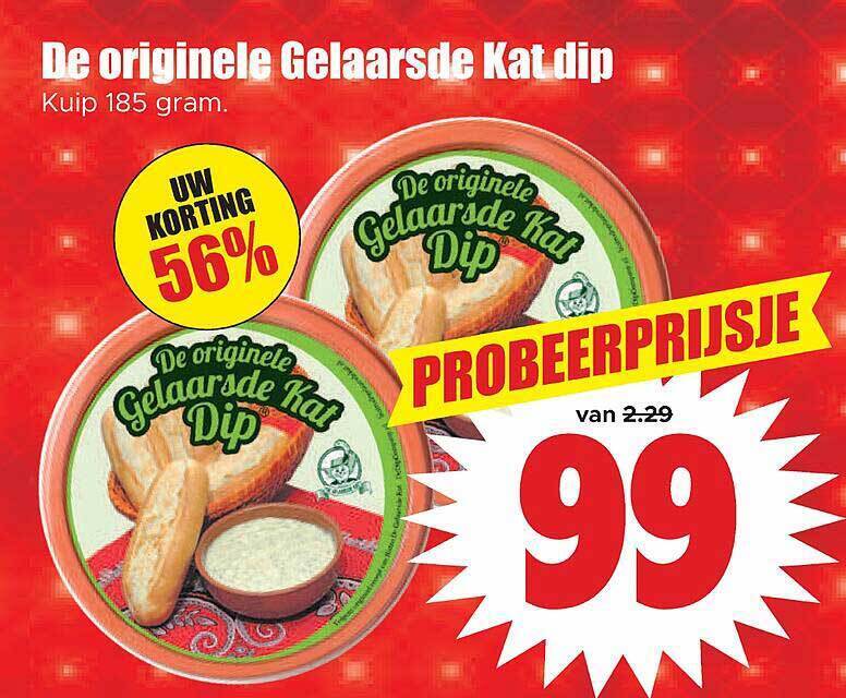 De originele gelaarsde kat dip aanbieding bij Dirk