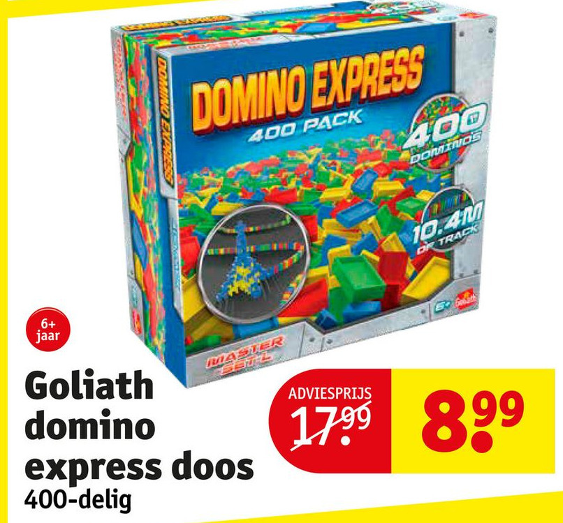 Domino express doos 400-delig aanbieding bij Kruidvat