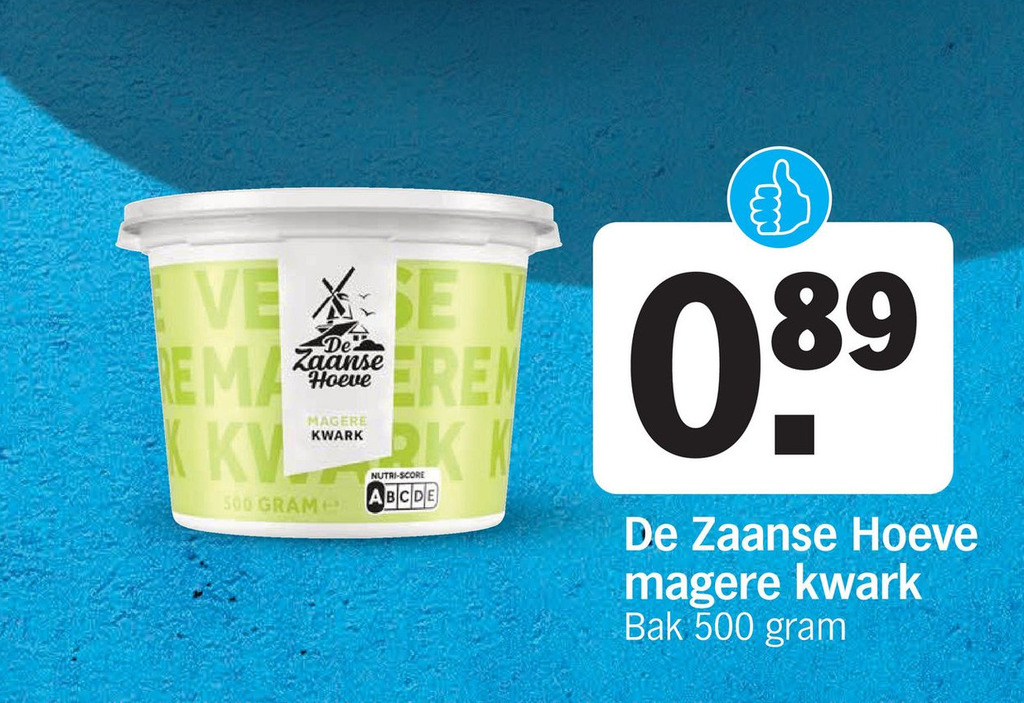 De zaanse hoeve magere kwark aanbieding bij Albert Heijn