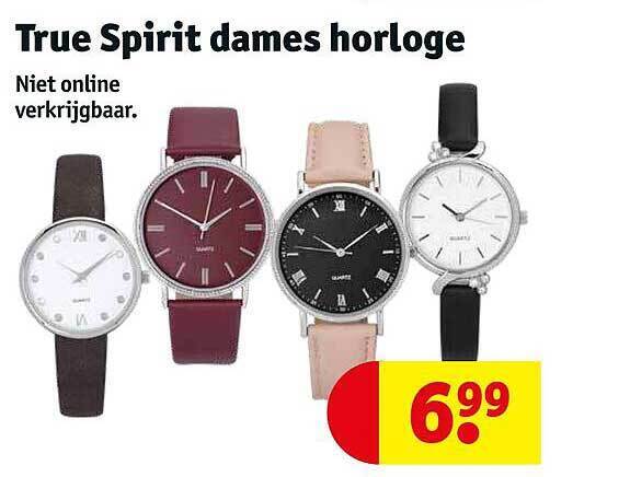 True spirit dames horloge aanbieding bij Kruidvat