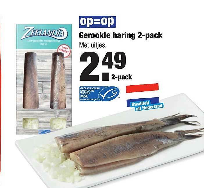 Gerookte haring 2-pack aanbieding bij ALDI