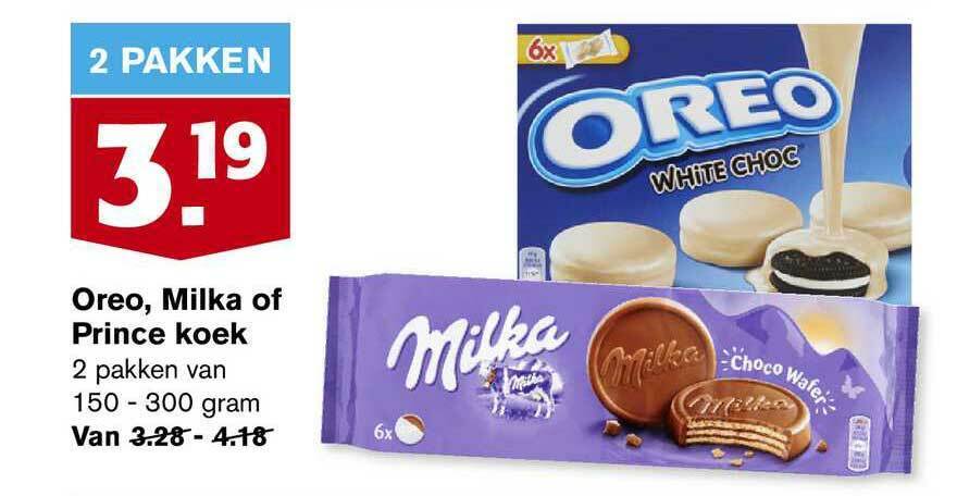 Oreo, Milka Of Prince Koek aanbieding bij Hoogvliet