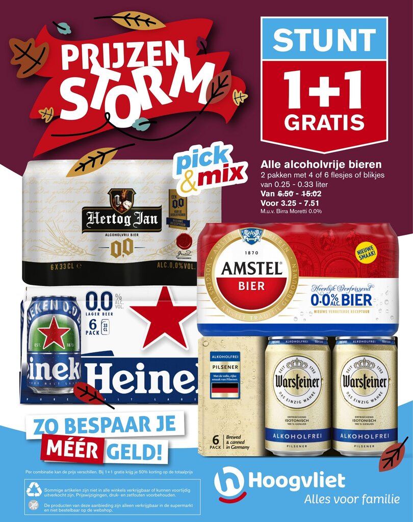 Alle alcoholvrije bieren 2 pakken met 4 of 6 flesjes of blikjes van 0 ...