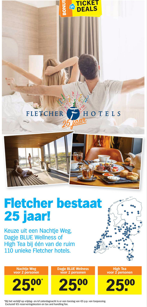 Fletcher bestaat 25 jaar! aanbieding bij Albert Heijn