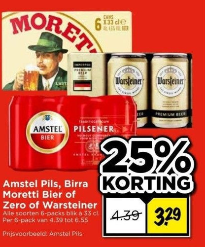 Amstel pils, birra korting moretti bier of zero of warsteiner ...