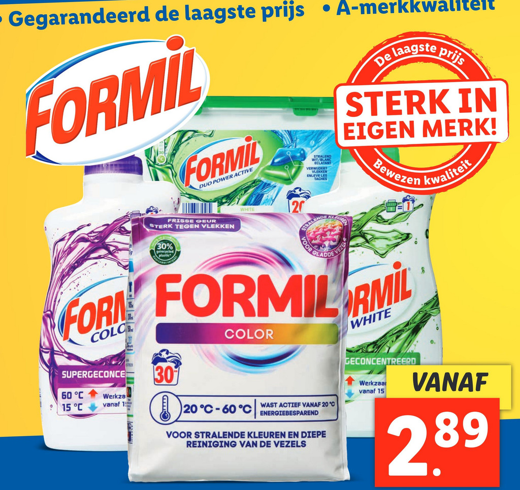 Formil aanbieding bij Lidl