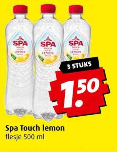 Spa touch lemon aanbieding bij Boni