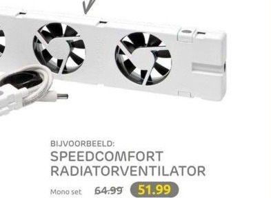 Speedcomfort radiatorventilator aanbieding bij Praxis
