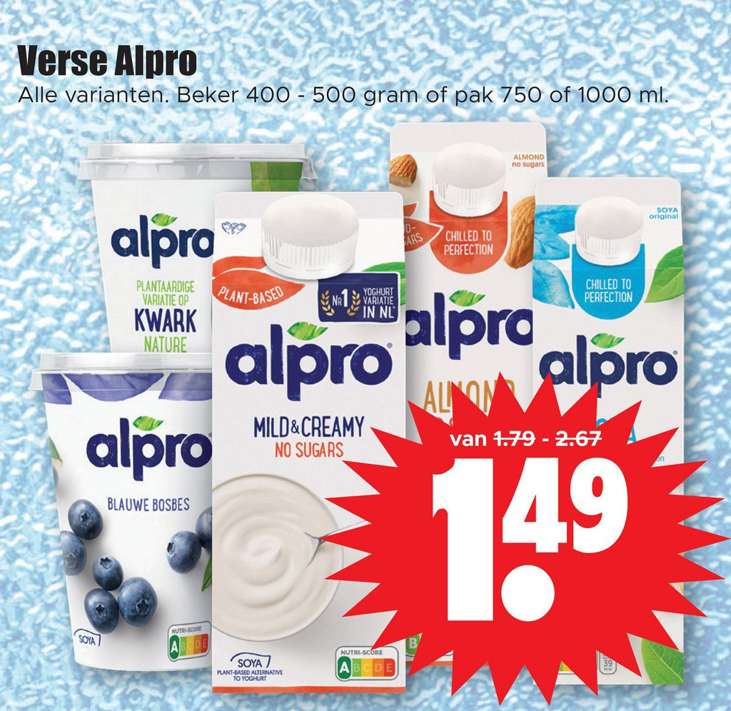 Verse alpro aanbieding bij Dirk