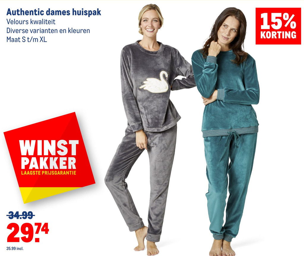 Authentic dames huispak aanbieding bij Makro