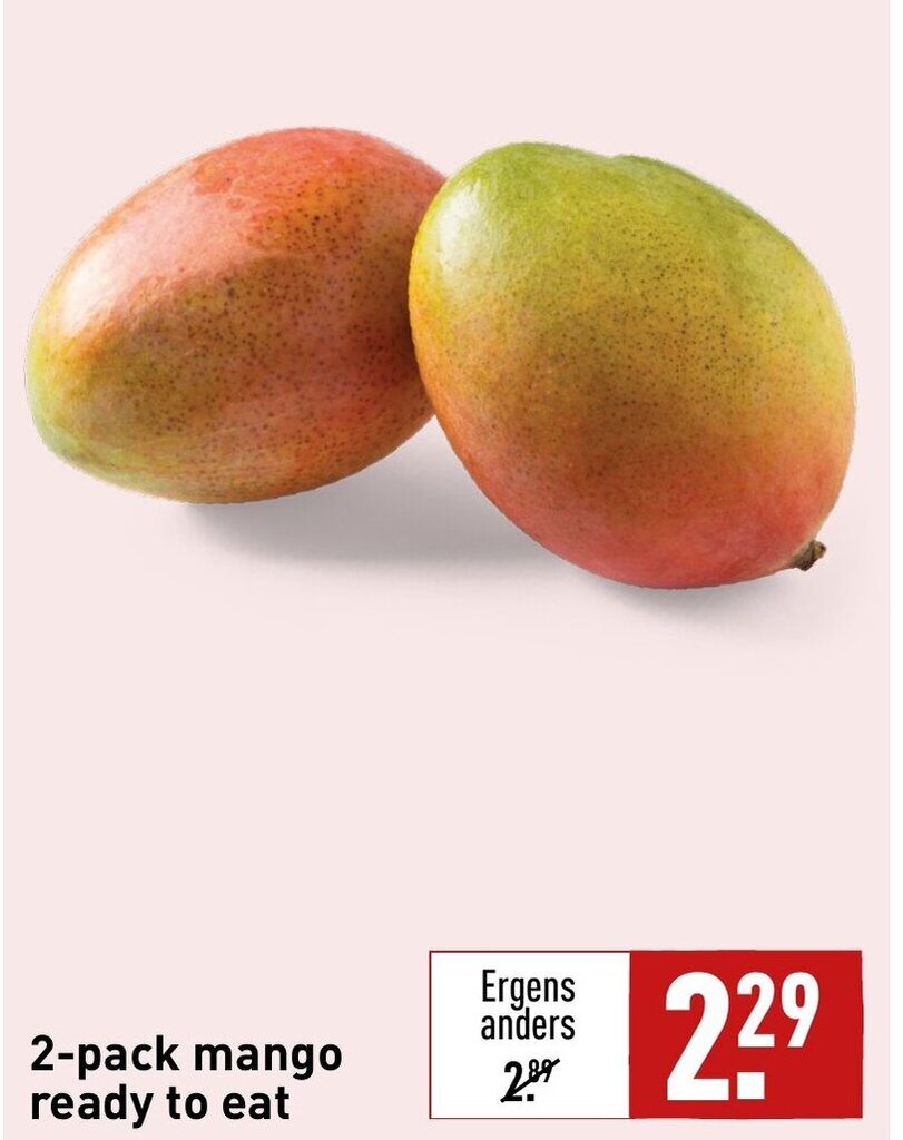 2-Pack Mango Ready to Eat aanbieding bij ALDI