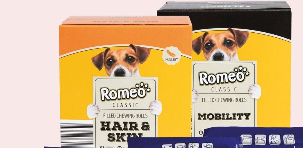 Romeo Hondensnacks Kauwrepen 28 Stuks aanbieding bij ALDI